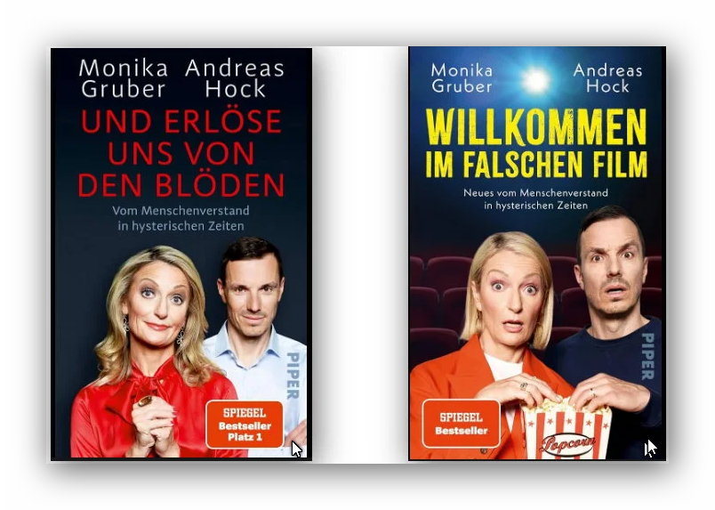 Monika Gruber/Andreas Hock: Zwei Bücher, eine Rezension ...